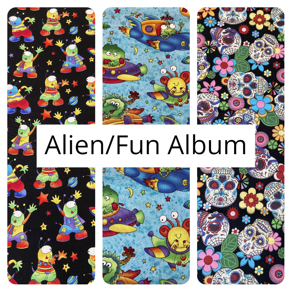 Fabric - Aliens/Fun – Crafts By Nicola