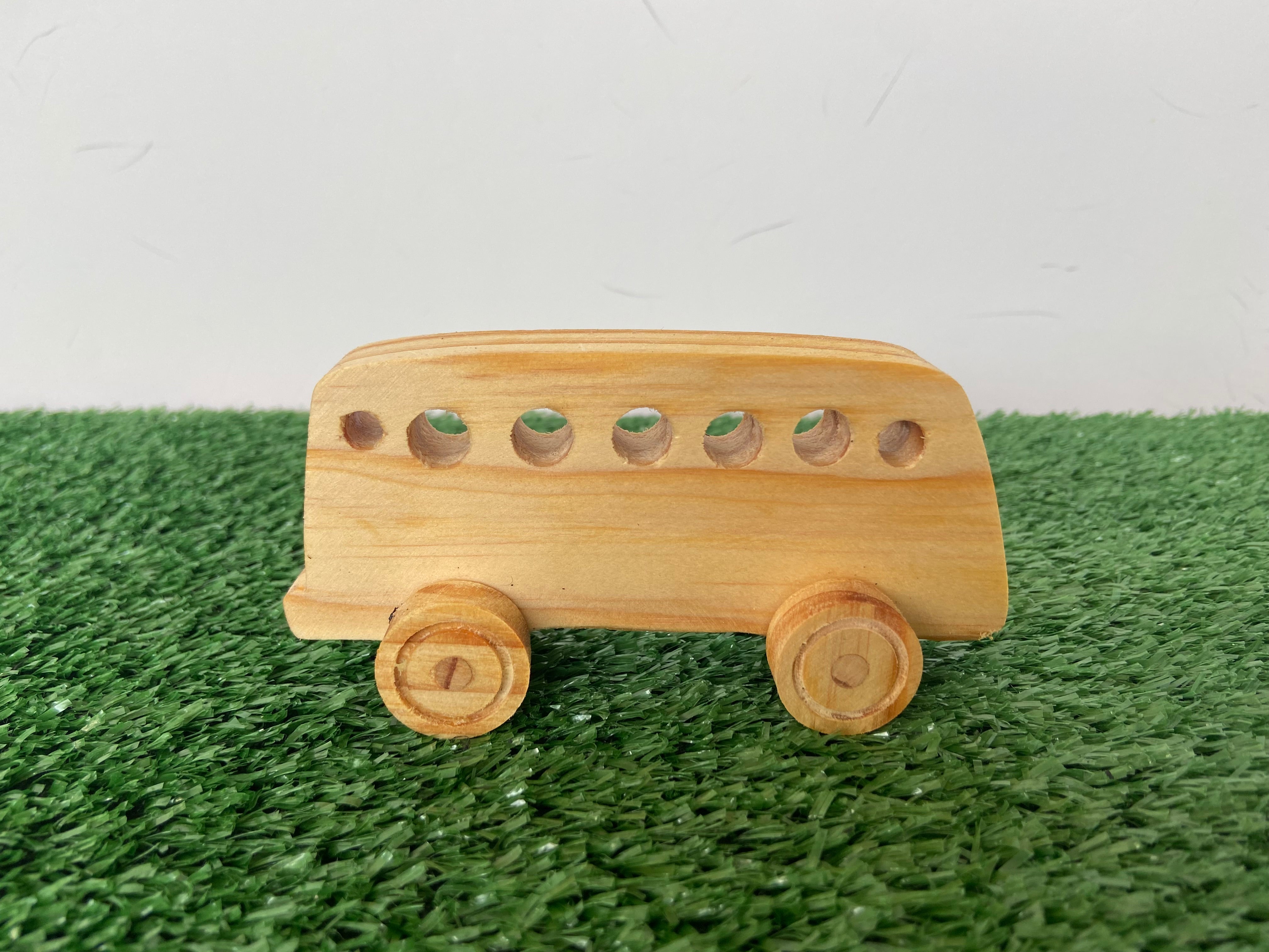 Wooden Toy - Bus – Crafts By Nicola